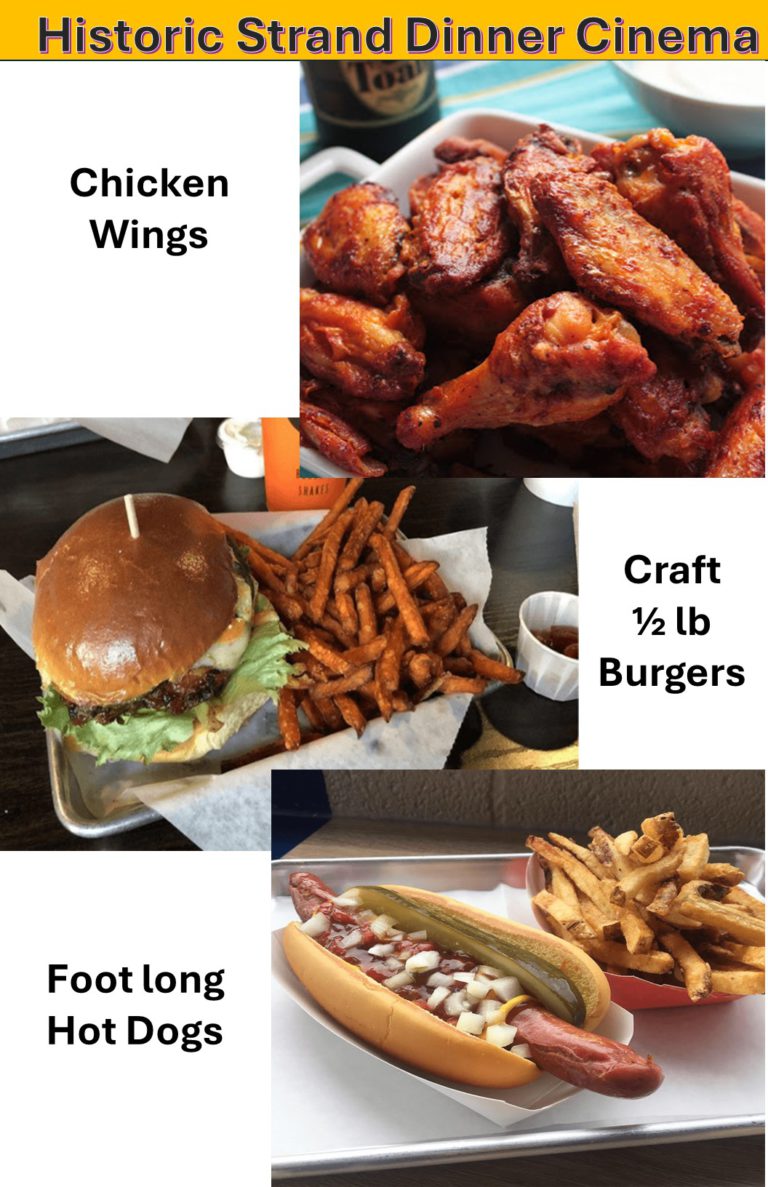 Strand Cinema Menu - Jesup Movies